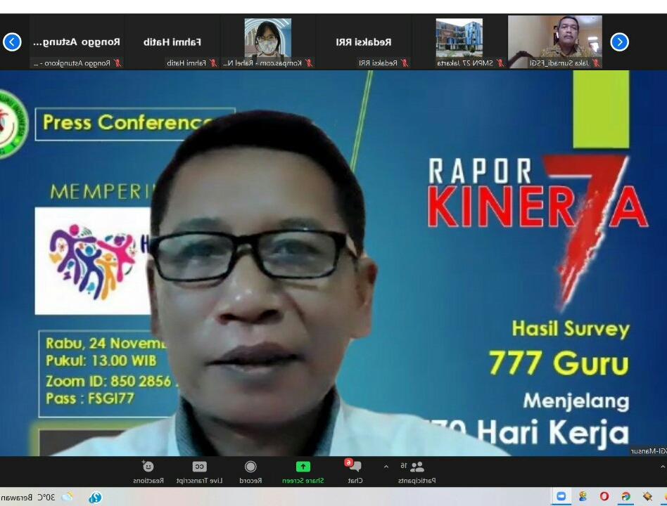 Catatan FSGI di Hari Guru: Gelar Survey Soroti Kinerja Mendikbudristek ...
