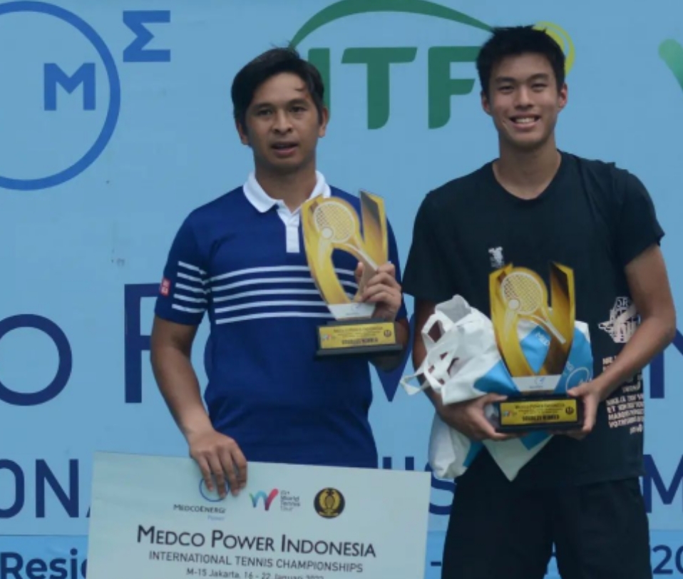 Nathan Barki/Christopher Rungkat Tampil Juara di Medco Power Indonesia International Tennis ...